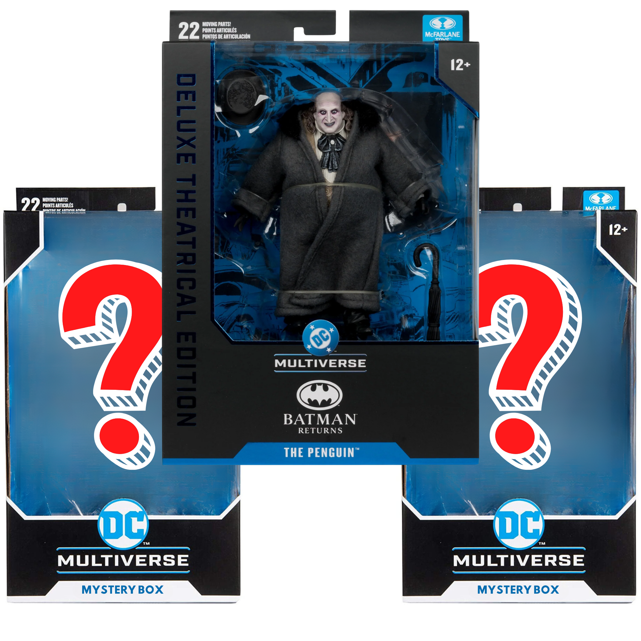 McFarlane DC Mystery Box 030: DC Multiverse Deluxe Theatrical Batman R ...