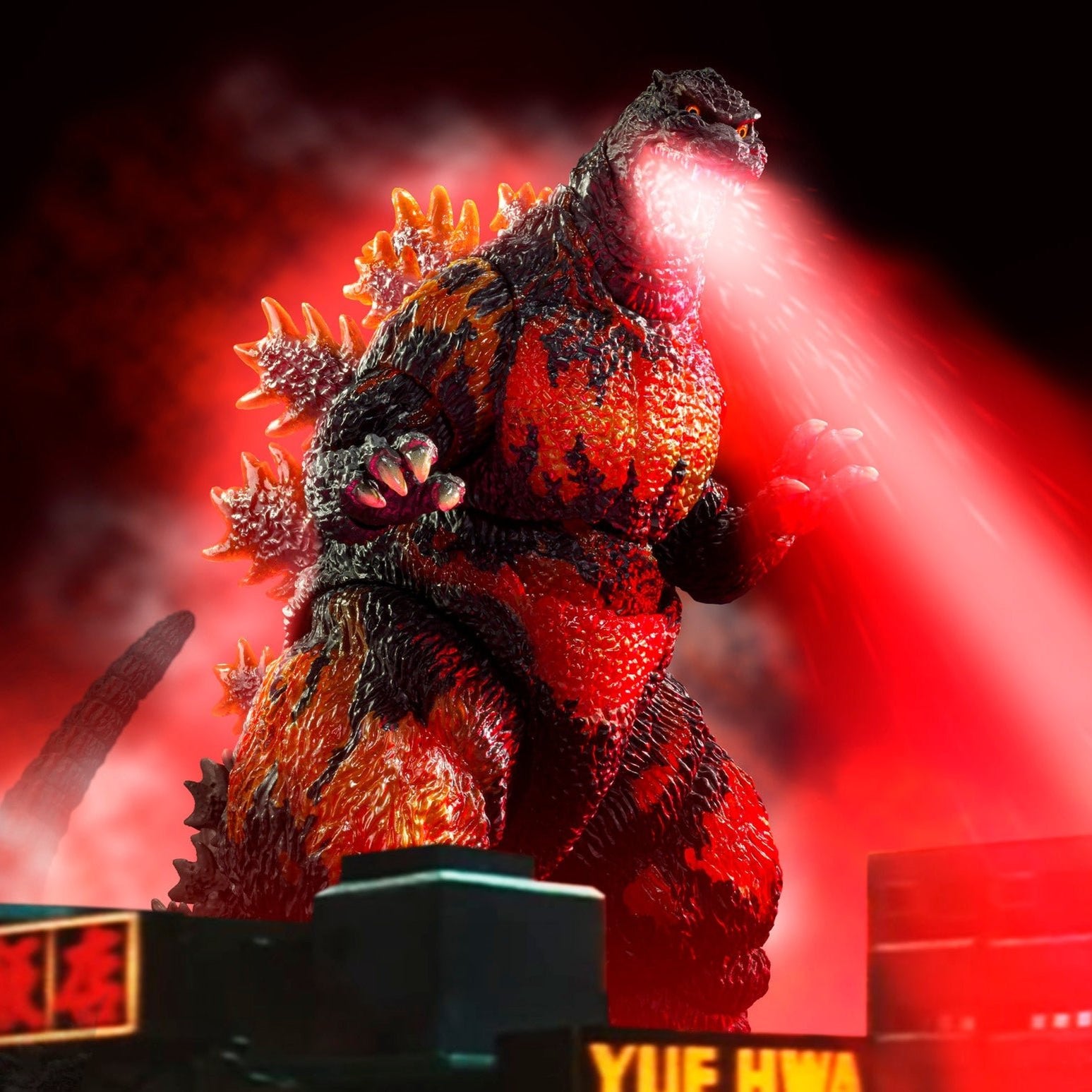 S.H.MonsterArts 1995 Godzilla vs. Destoroyah Burning Godzilla (70th An ...