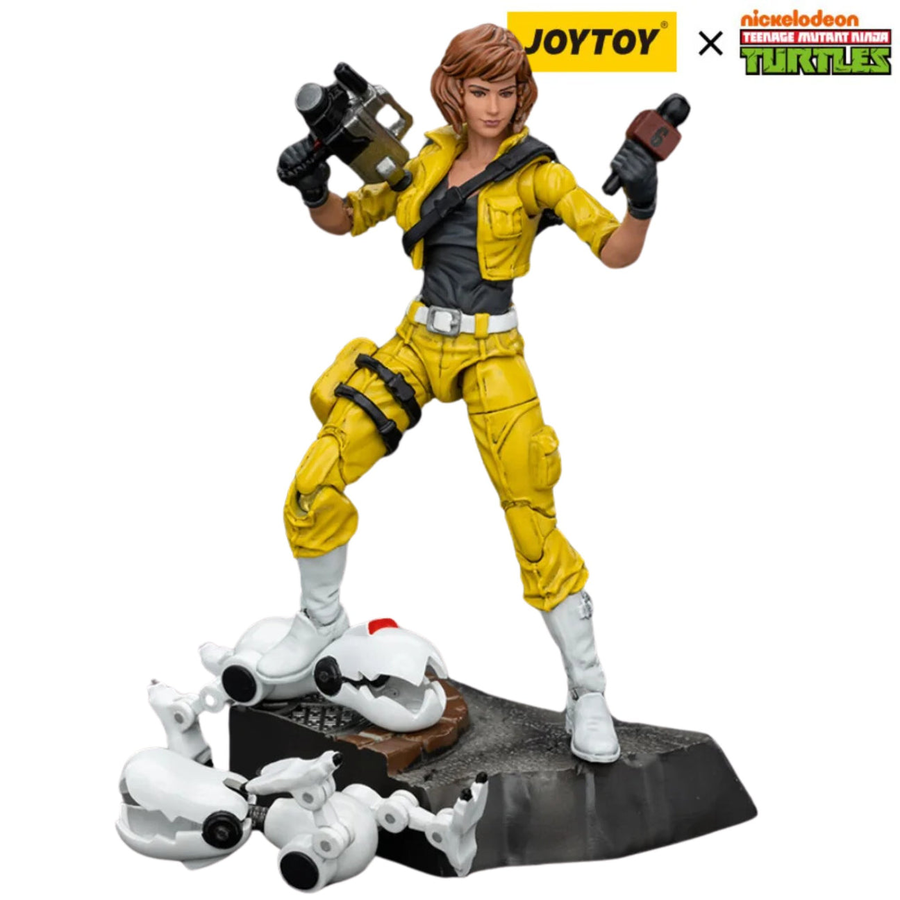 Joy Toy Teenage Mutant Ninja Turtles April O'Neil(1:18 Scale ...