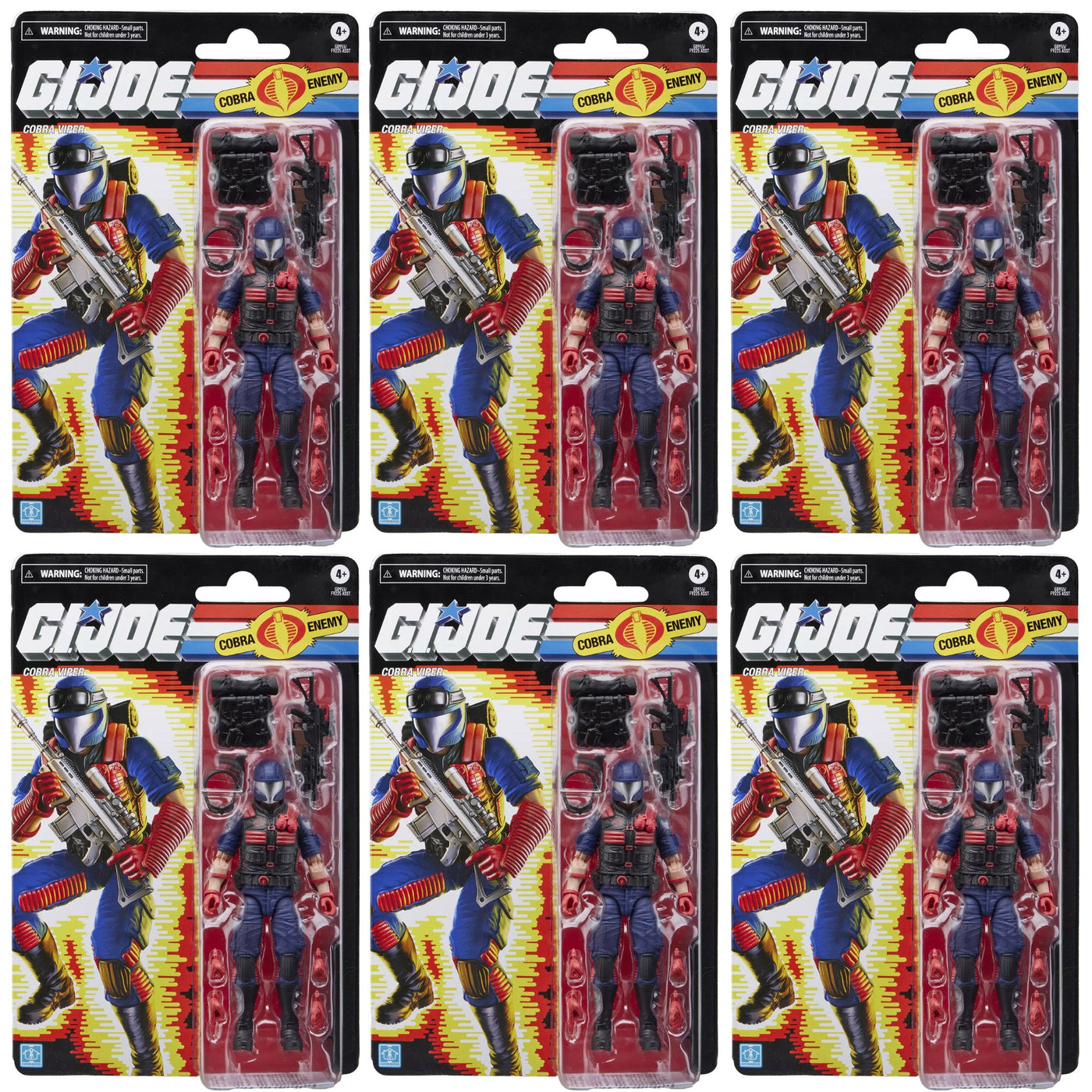 G.I. Joe Classified Retro Viper ARMY BUILDER SET OF 6 — Nerdzoic Toy Store