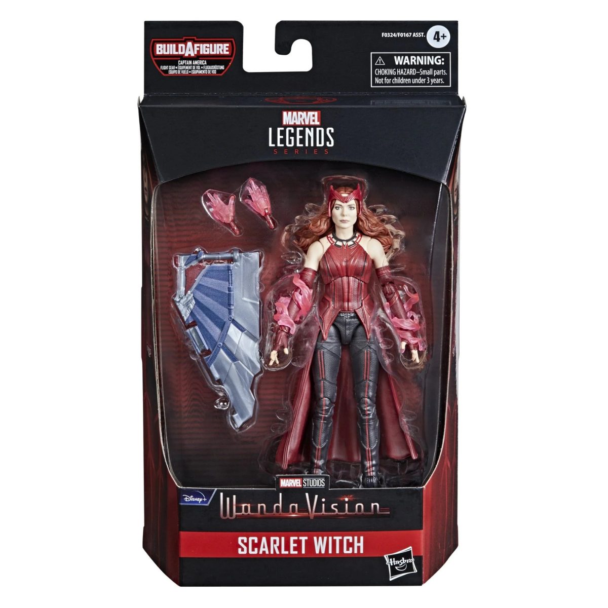 Marvel Legends Scarlet Witch (Cap Wings BAF) - Pre-Owned / In Box ...