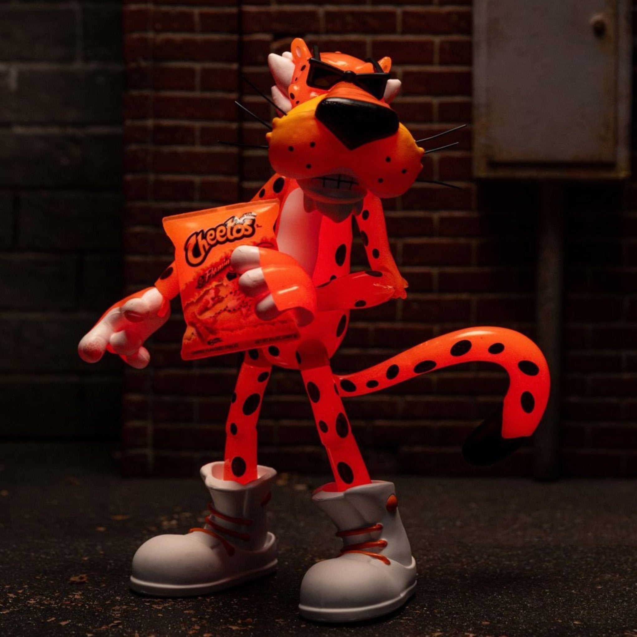 Cheetos Glow-in-the-Dark Flamin' Hot Chester Cheetah — Nerdzoic Toy Store