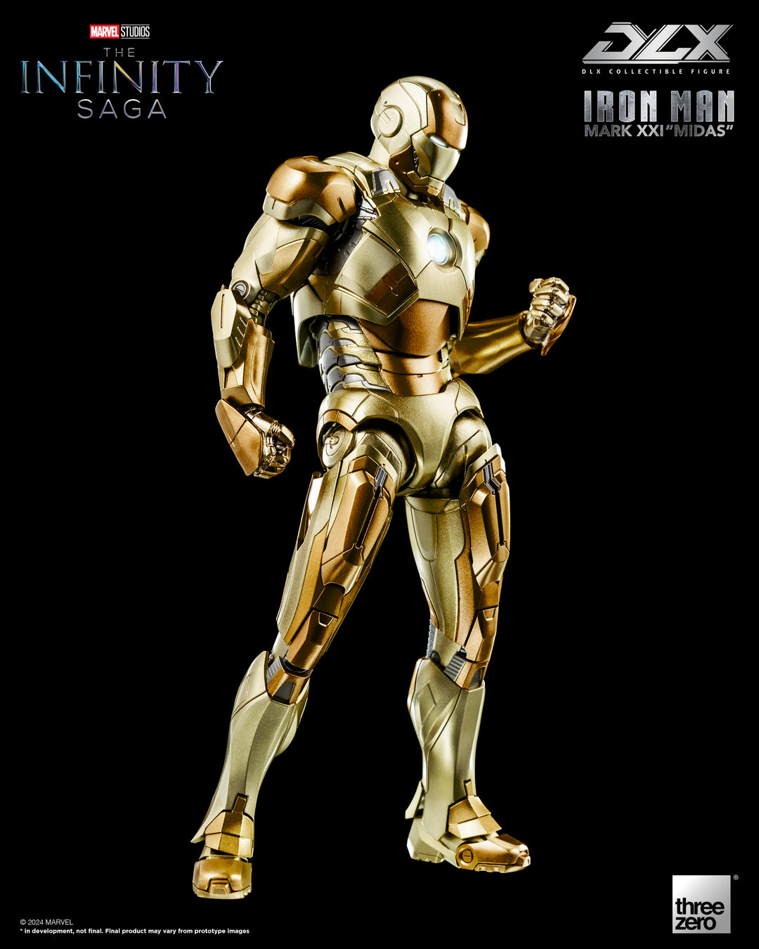 Threezero Avengers: The Infinity Saga DLX Iron Man Mark XXI "Midas ...