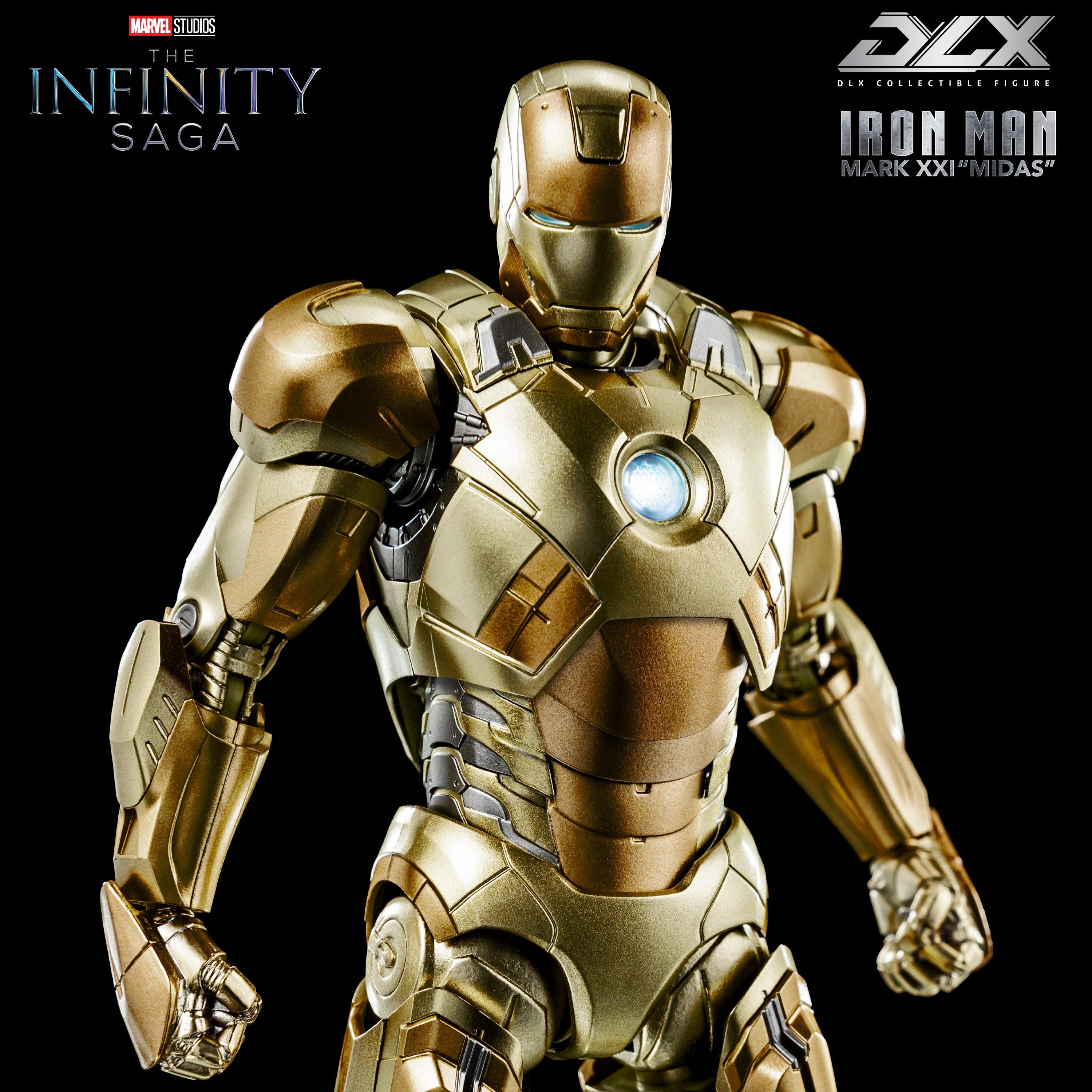 Threezero Avengers: The Infinity Saga DLX Iron Man Mark XXI "Midas ...