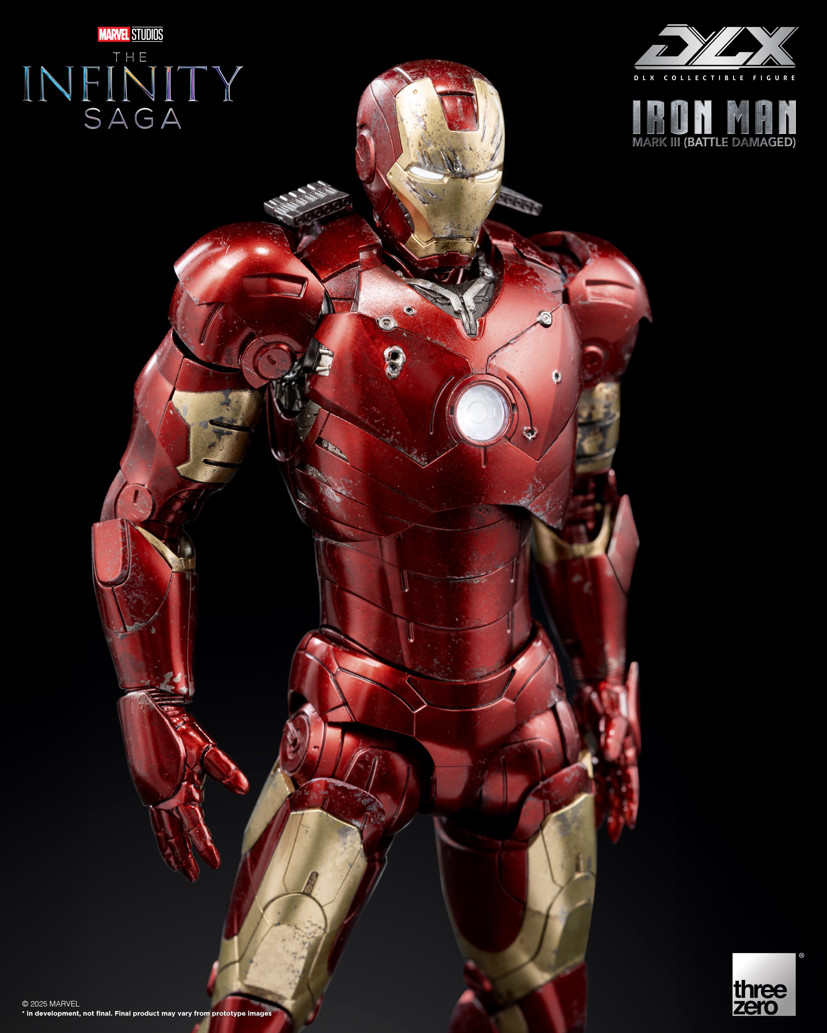 Threezero Marvel Studios: The Infinity Saga DLX Iron Man Mark 3 (Battl ...