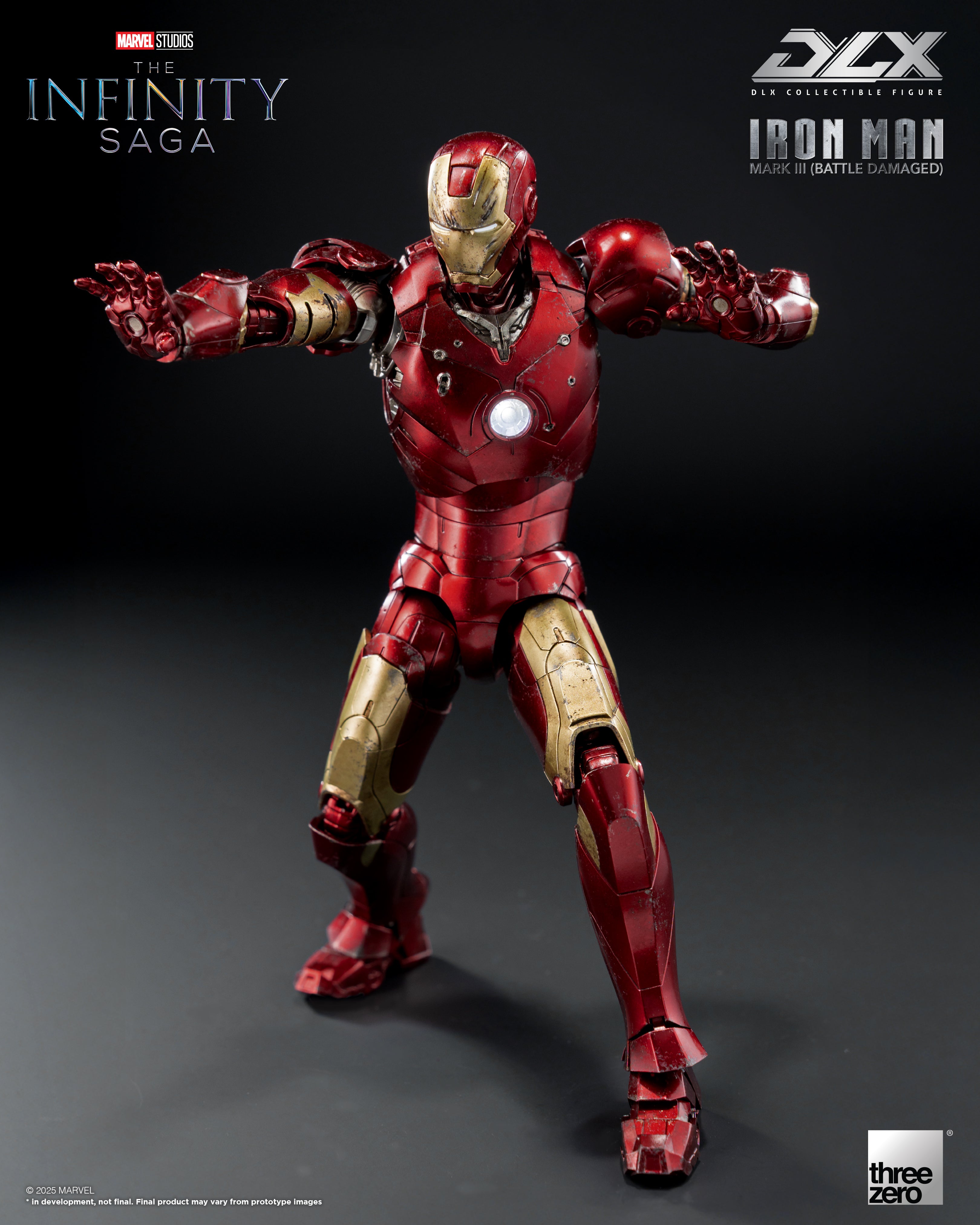 Threezero Marvel Studios: The Infinity Saga DLX Iron Man Mark 3 (Battl ...