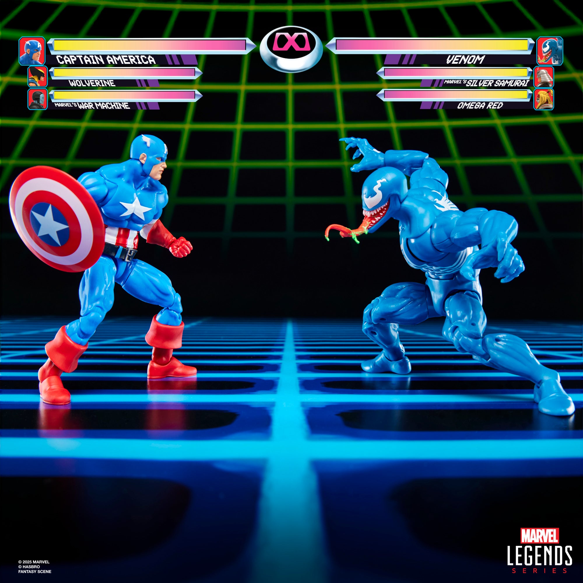 Marvel Legends Series Gamerverse Captain America vs Venom – Nerdzoic ...
