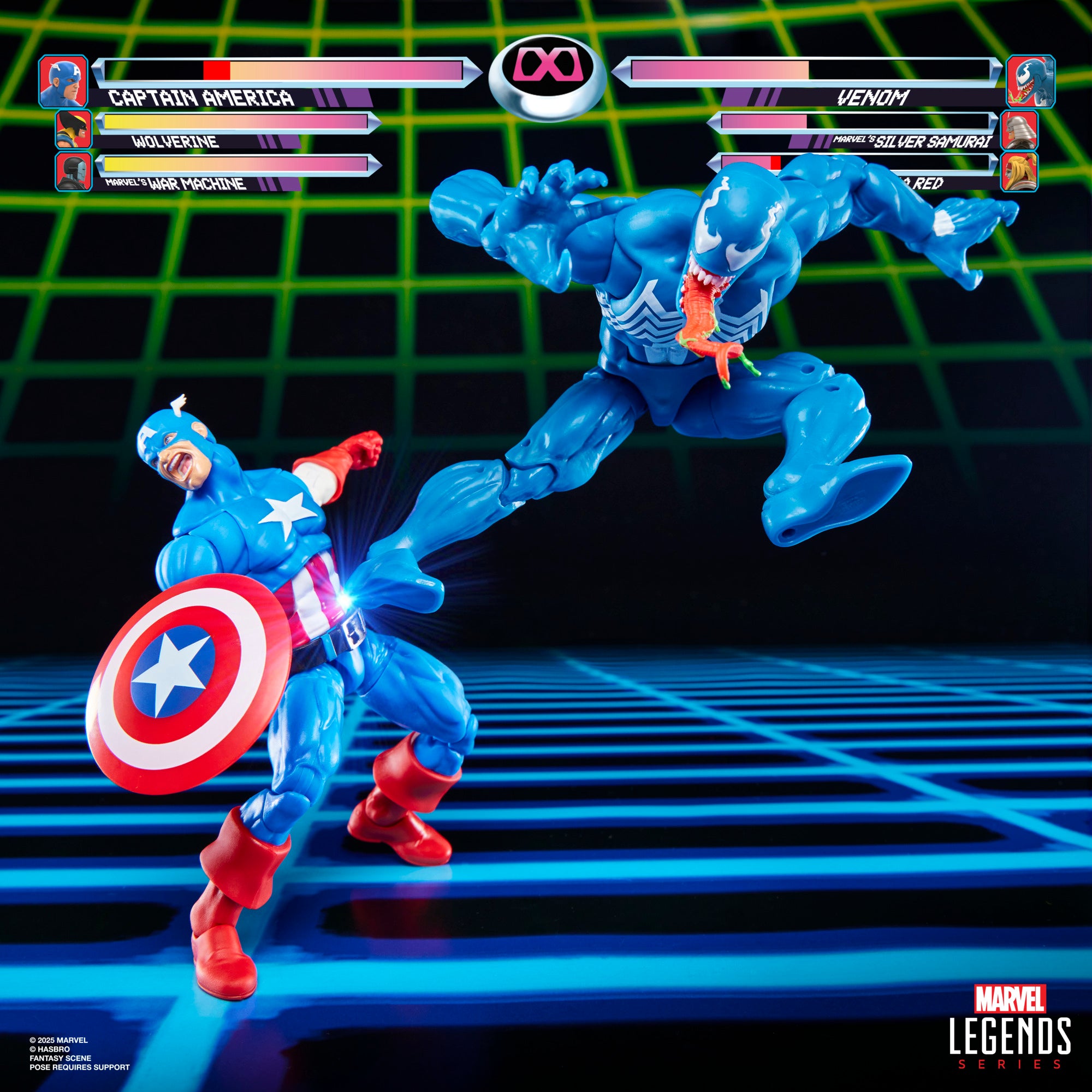 Marvel Legends Series Gamerverse Captain America vs Venom – Nerdzoic ...