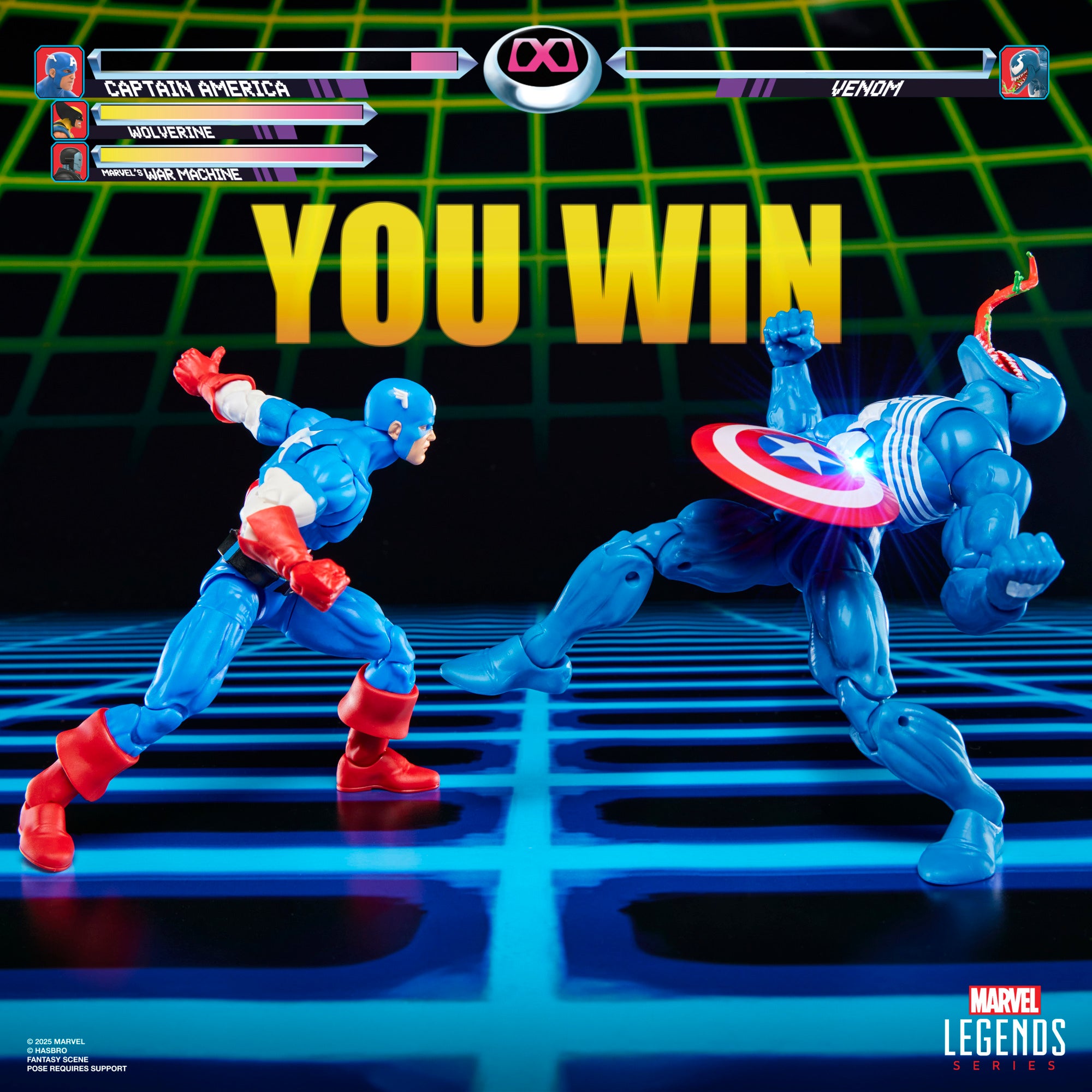 Marvel Legends Series Gamerverse Captain America vs Venom – Nerdzoic ...