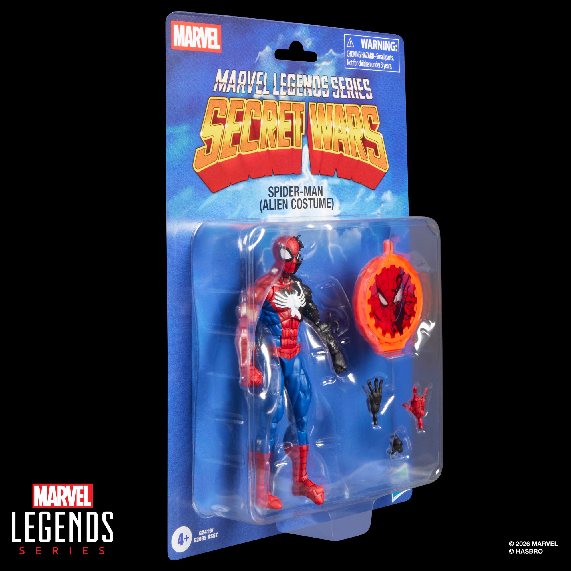 Marvel Legends Series Secret Wars Spider-Man (Alien Costume) – Nerdzoic ...