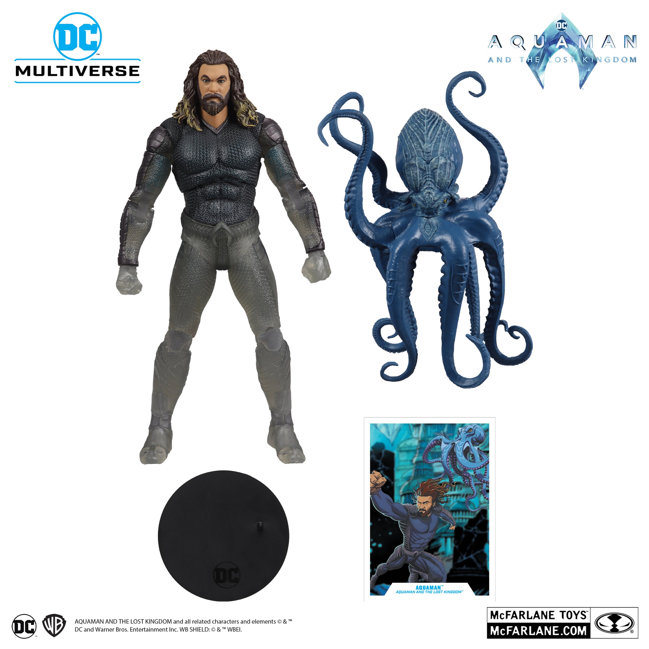 DC Multiverse Exclusive Gold Label Stealth Suit Aquaman & Topo ...