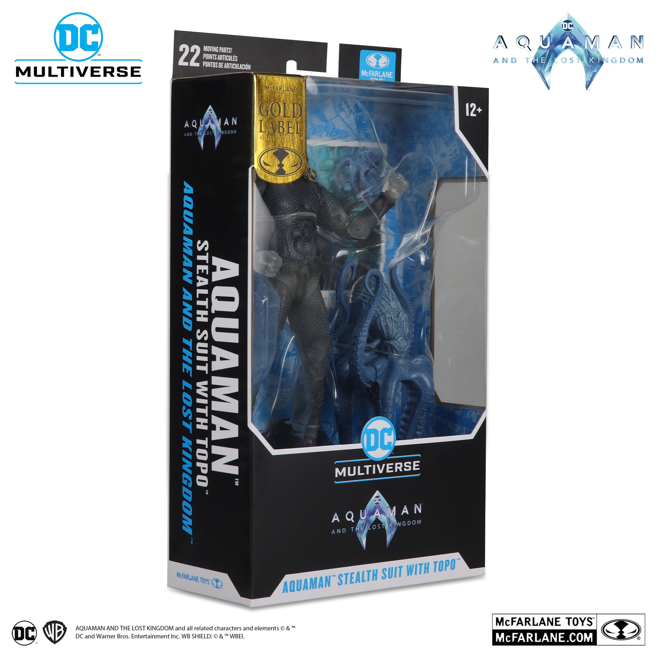 DC Multiverse Exclusive Gold Label Stealth Suit Aquaman & Topo ...