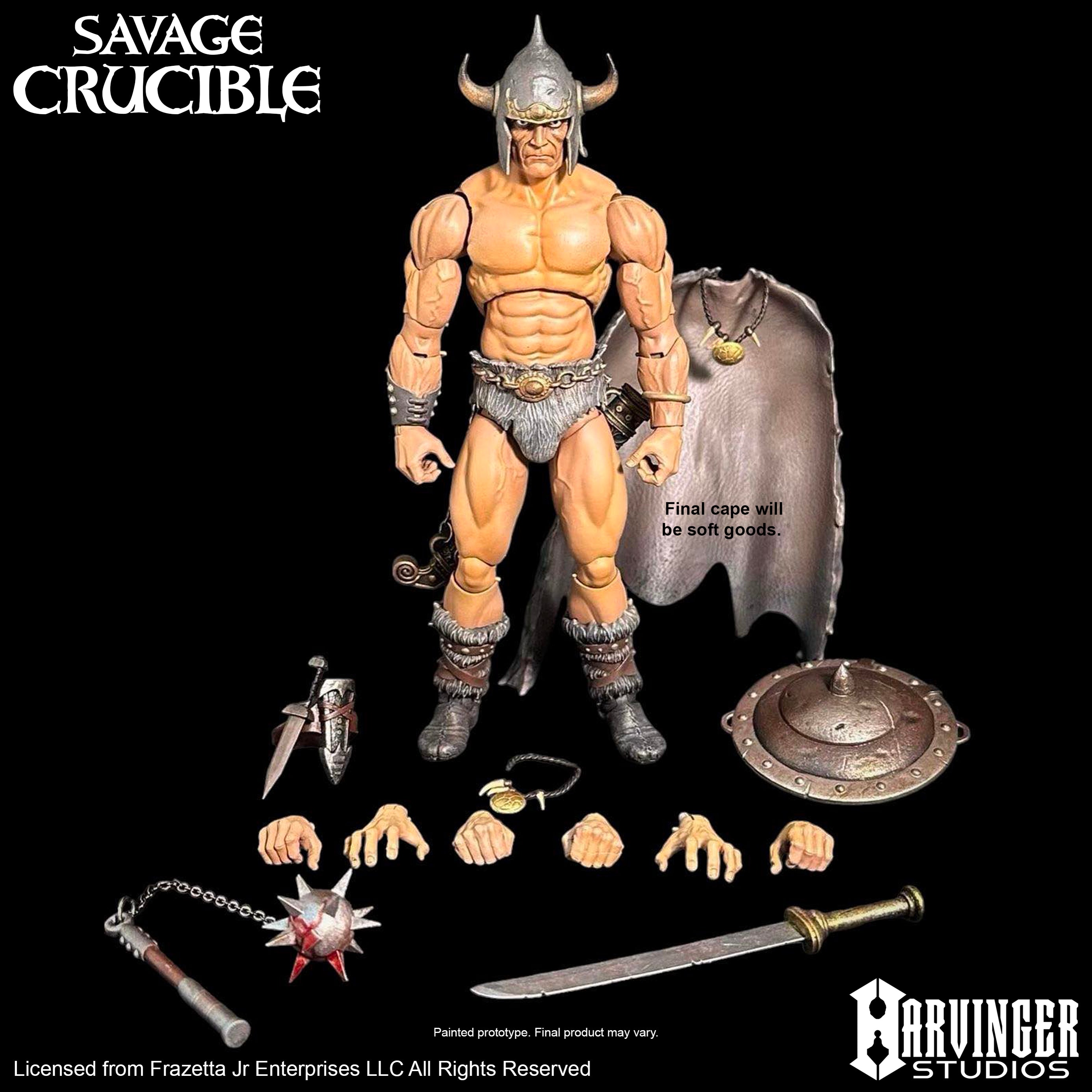 Savage Crucible Frazetta's Warrior — Nerdzoic Toy Store