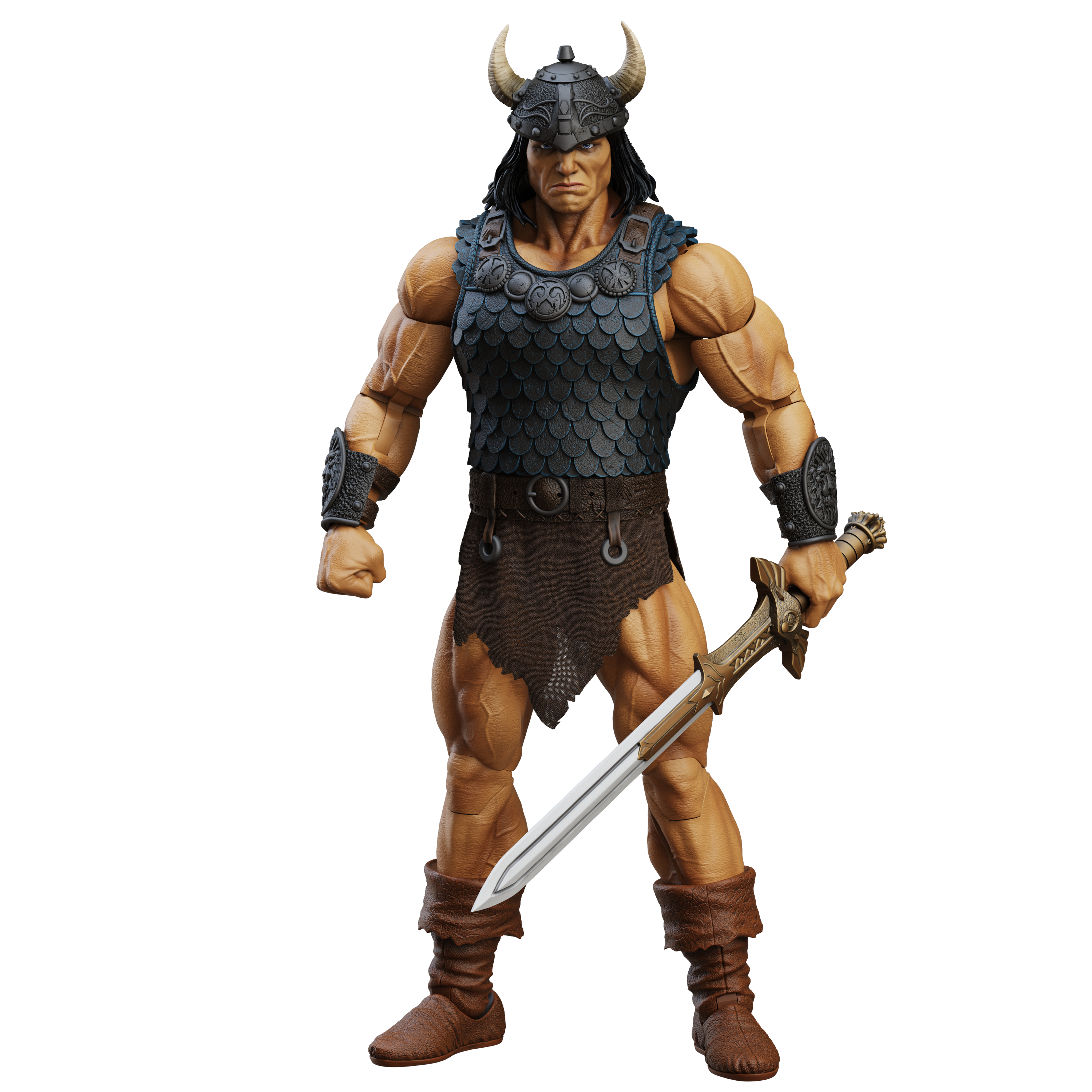 Boss Fight Studios Epic H.A.C.K.S. 1:12 Scale Conan "The Barbarian" Ci ...