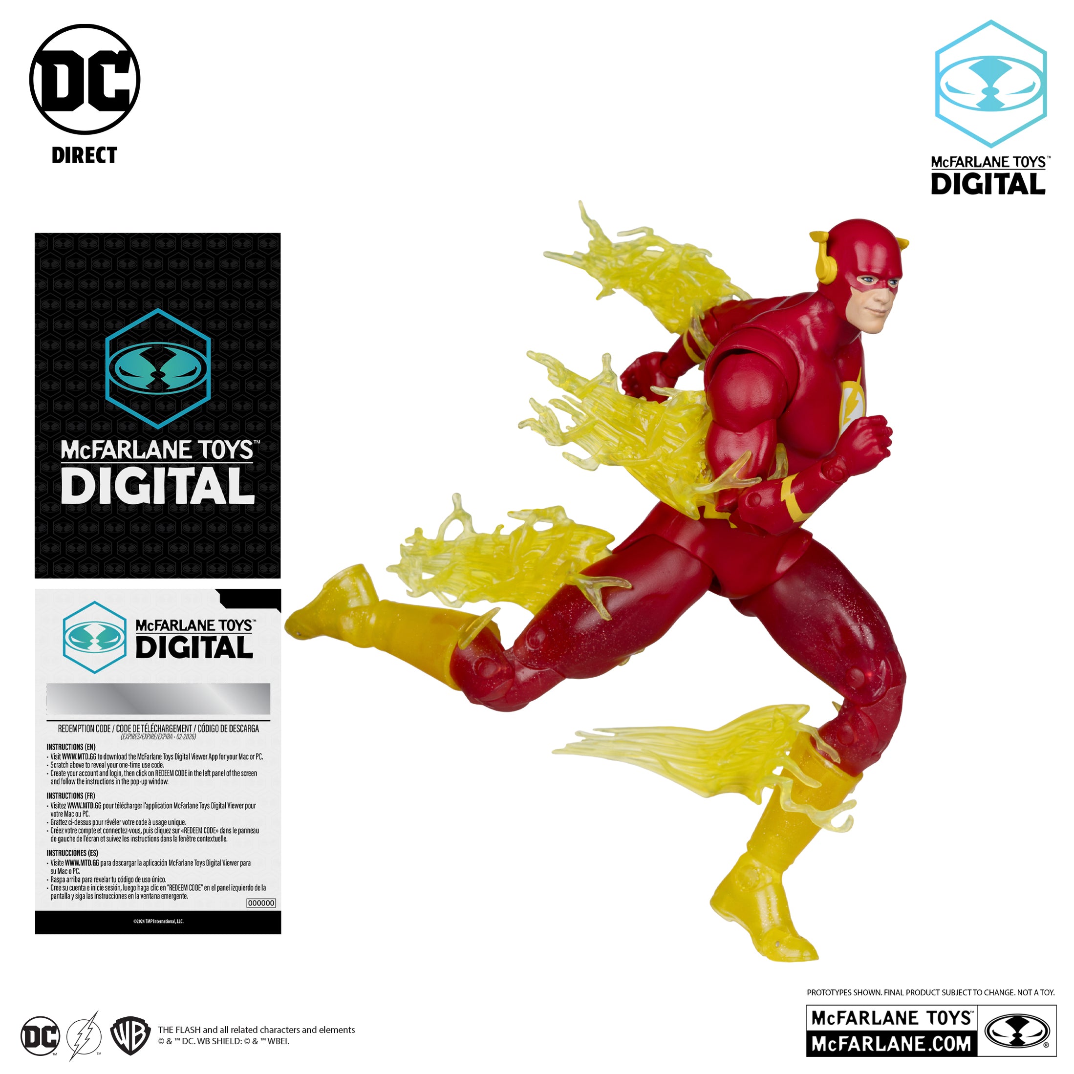 DC Direct Platinum Label The Flash (Speed Force) with McFarlane Toys D ...