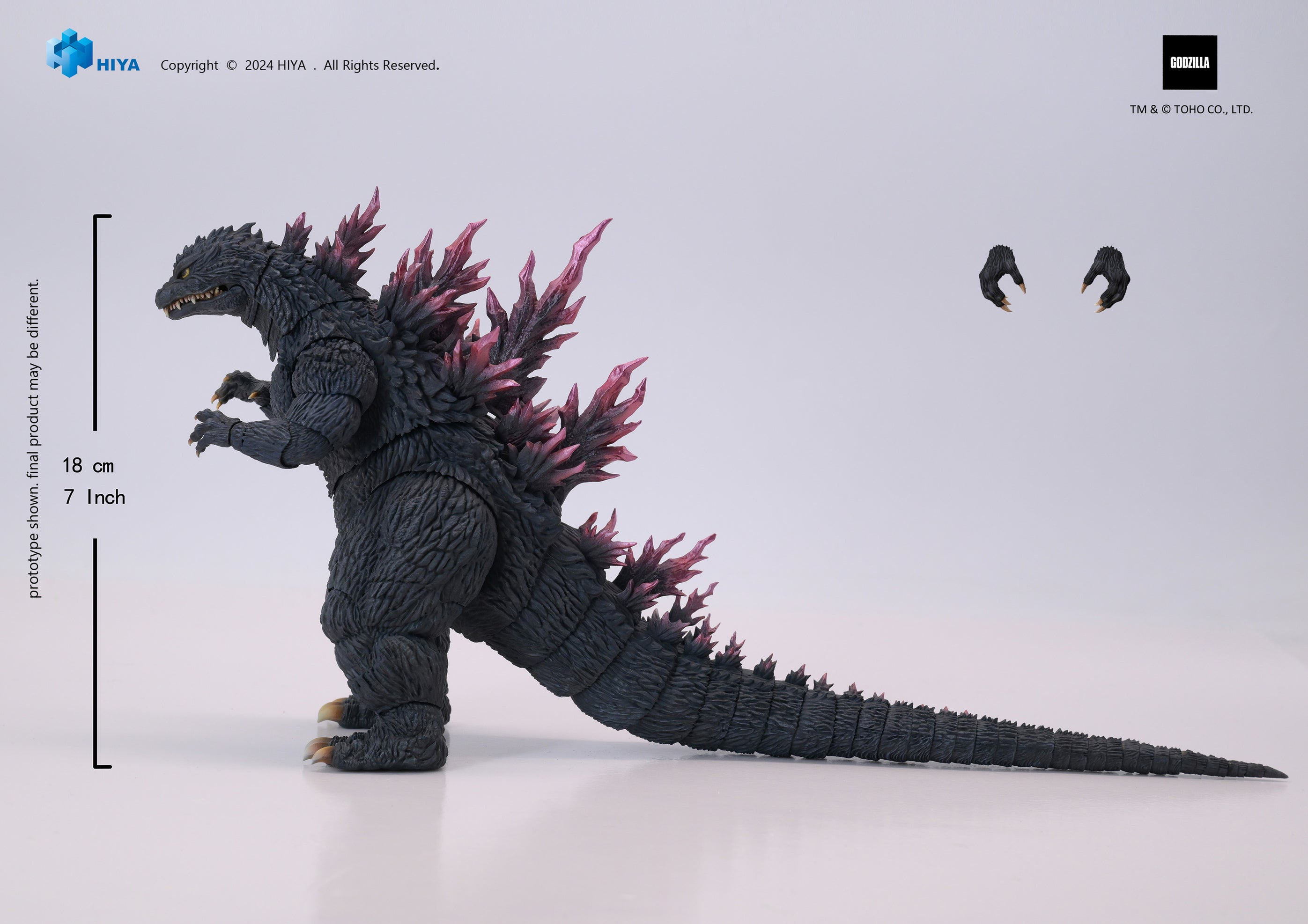 Hiya Toys Exquisite Basic Series 1999 Godzilla 2000: Millennium Godzil ...