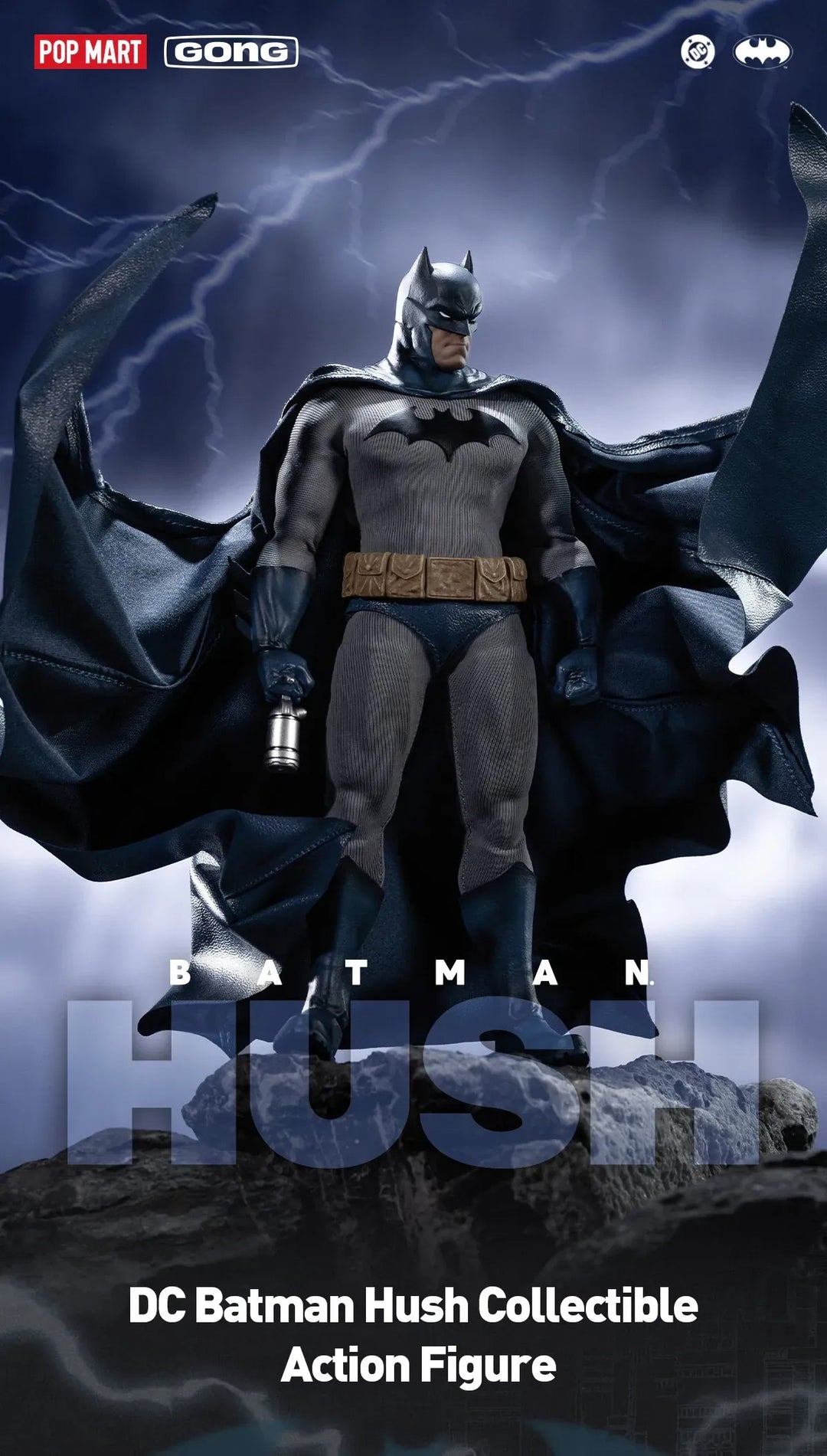 Gong Studios X Pop Mart Batman: Hush Batman (1:12 Scale) – Nerdzoic Toy ...