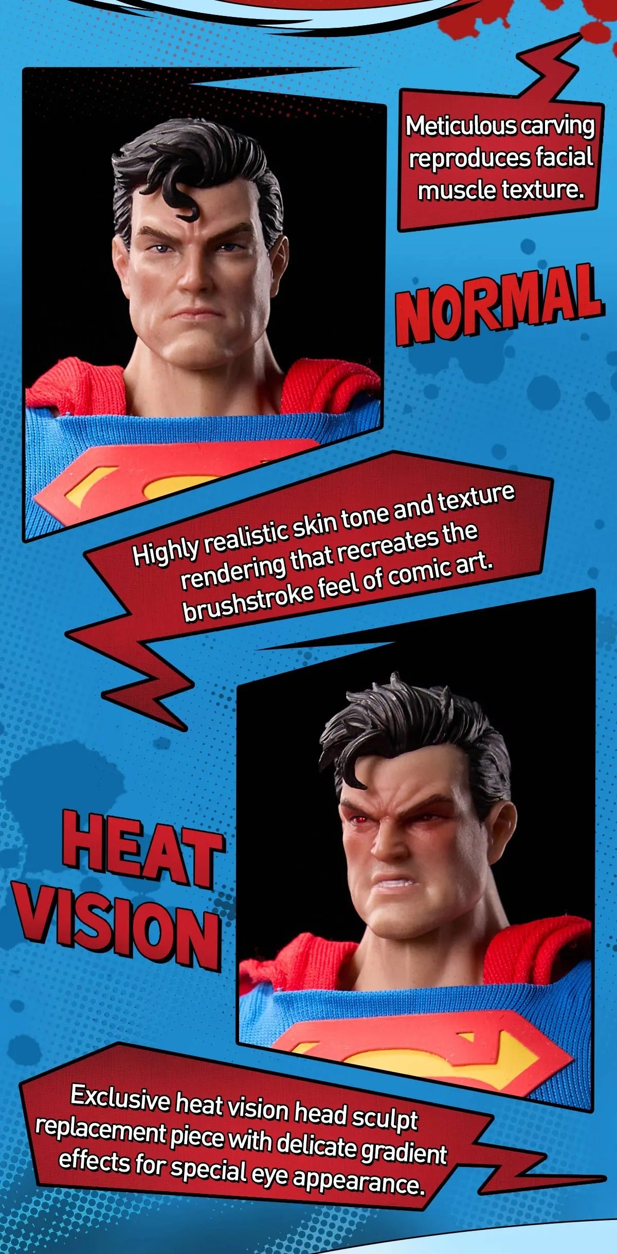 Gong Studios X Pop Mart Batman: Hush Superman (1:12 Scale) – Nerdzoic ...