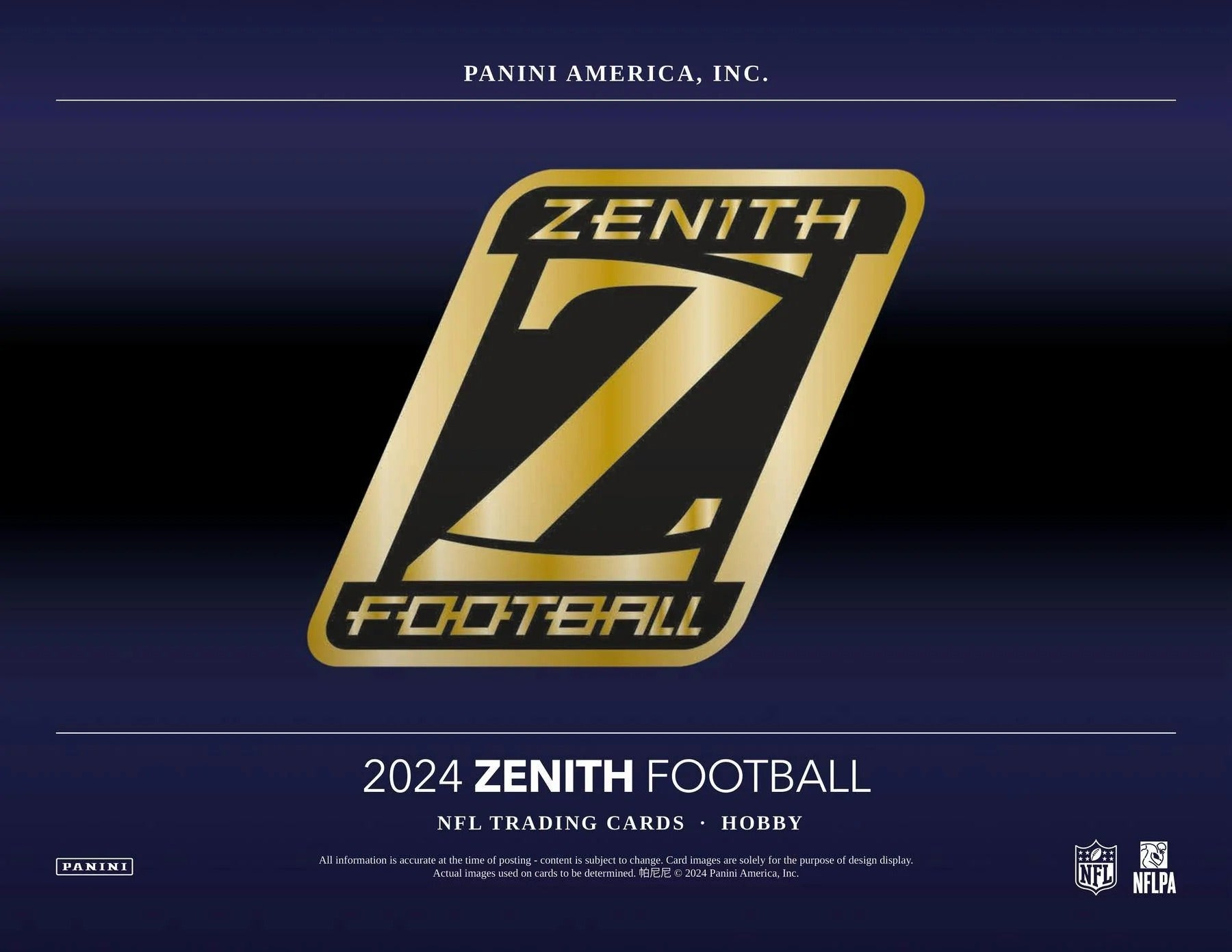 2024 Panini Zenith Football Hobby Box – Nerdzoic Toy Store