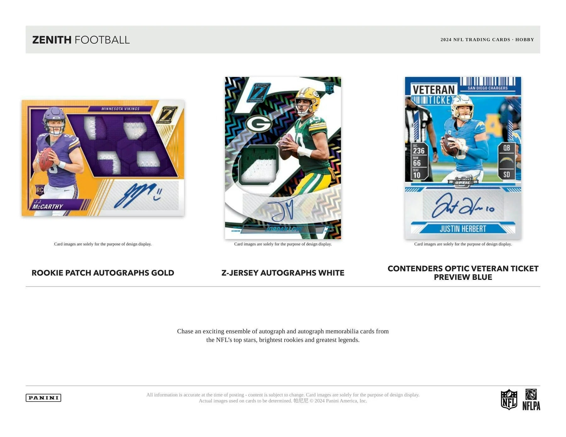 2024 Panini Zenith Football Hobby Box – Nerdzoic Toy Store