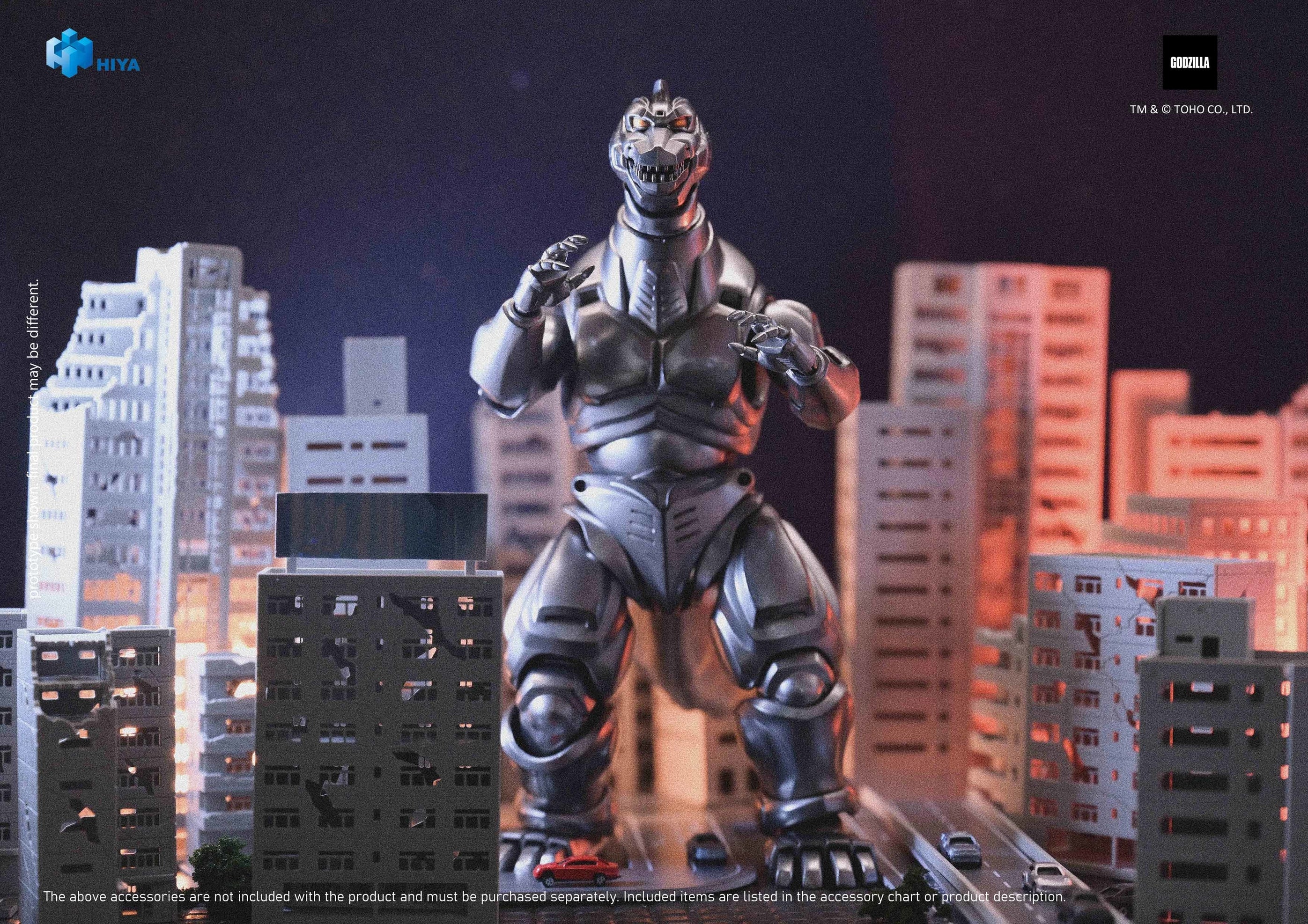 Hiya Toys Exquisite Basic Series Godzilla vs. Mechagodzilla II Mechago ...