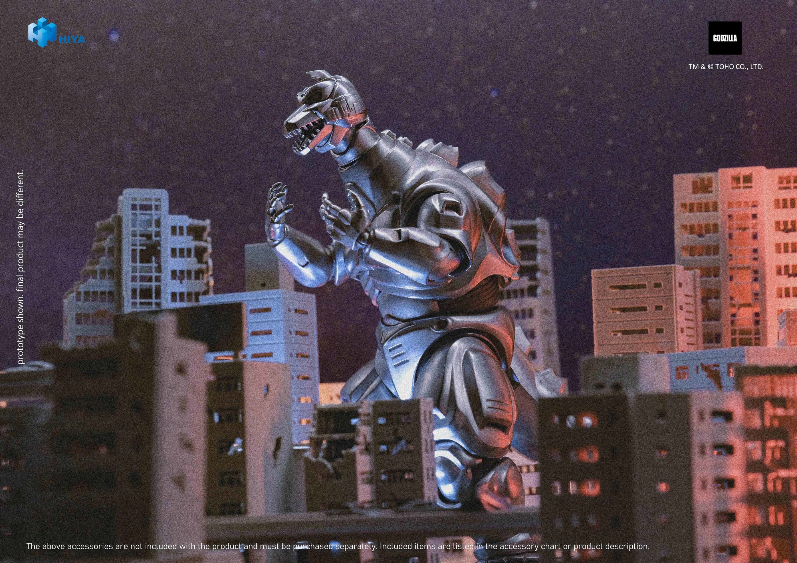 Hiya Toys Exquisite Basic Series Godzilla vs. Mechagodzilla II Mechago ...