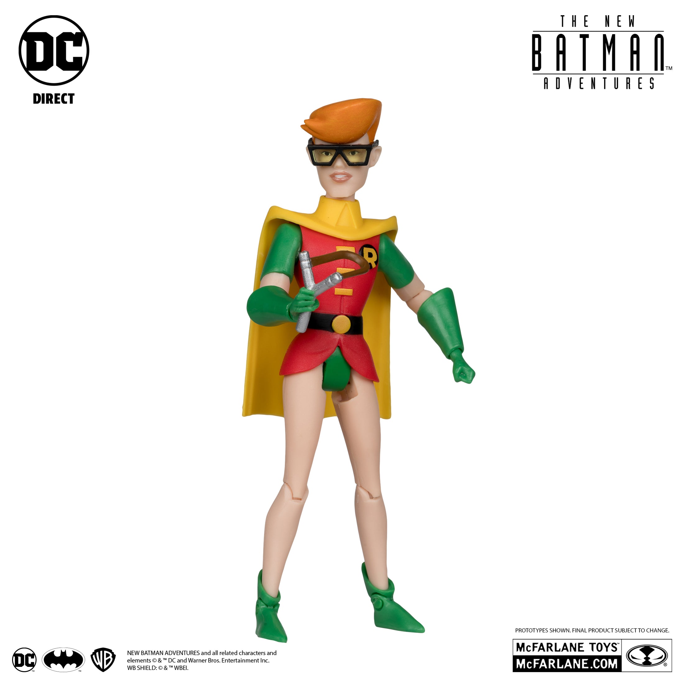 DC Direct New Batman Adventures Batman, Mutant Leader & Robin 3-Pack ...