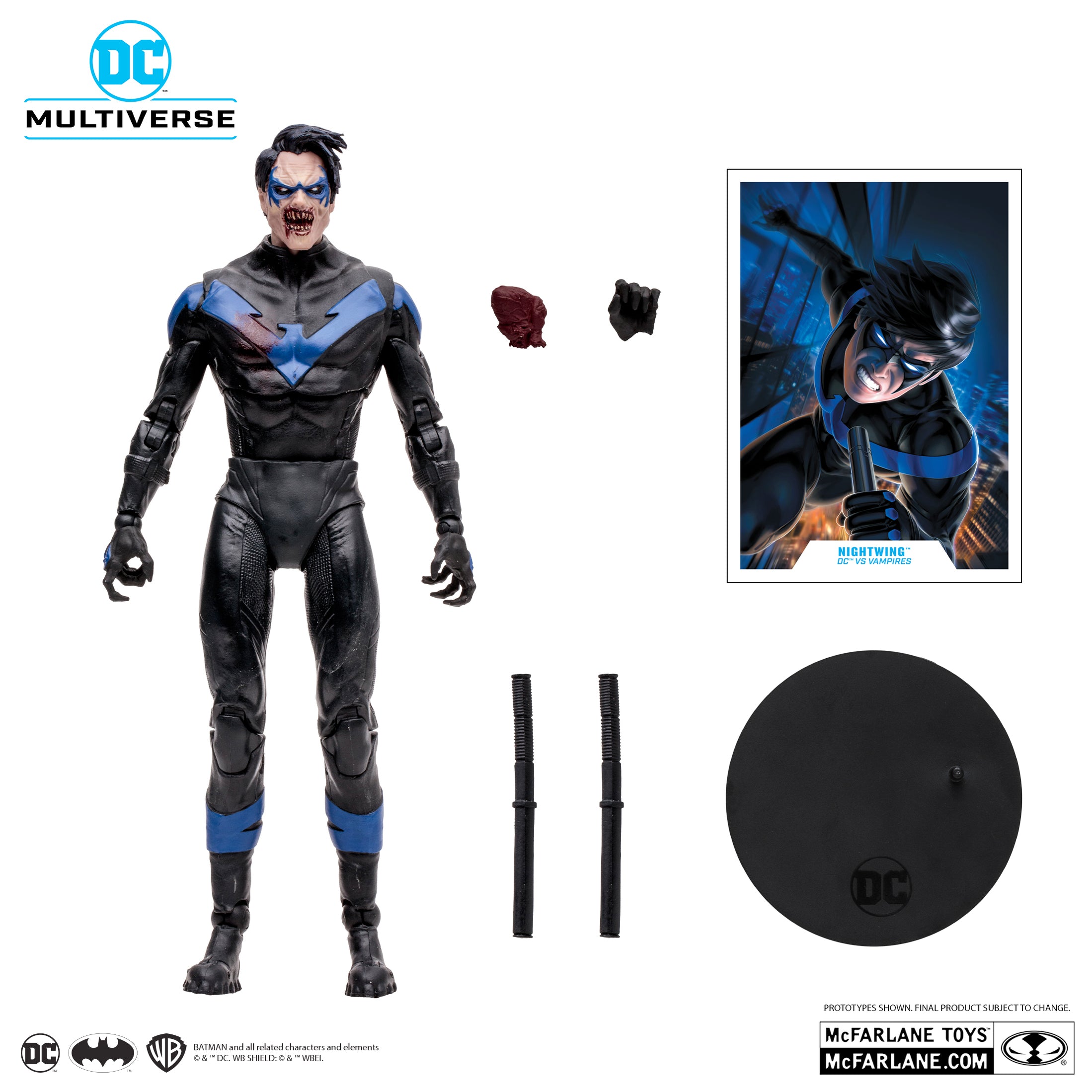 DC Multiverse Exclusive Gold Label Nightwing (DC vs. Vampires ...