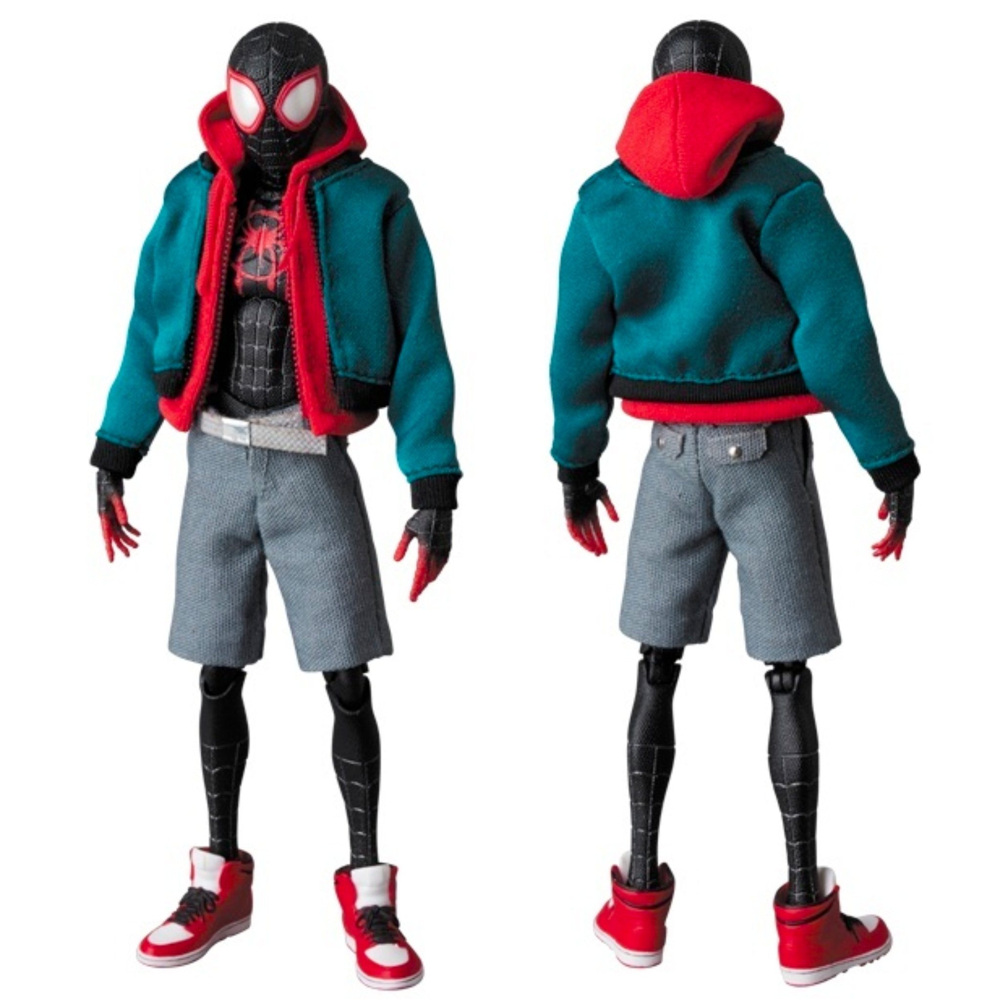 Marvel MAFEX Into the Spider-Verse Miles Morales Spider-Man #107 (Reis ...