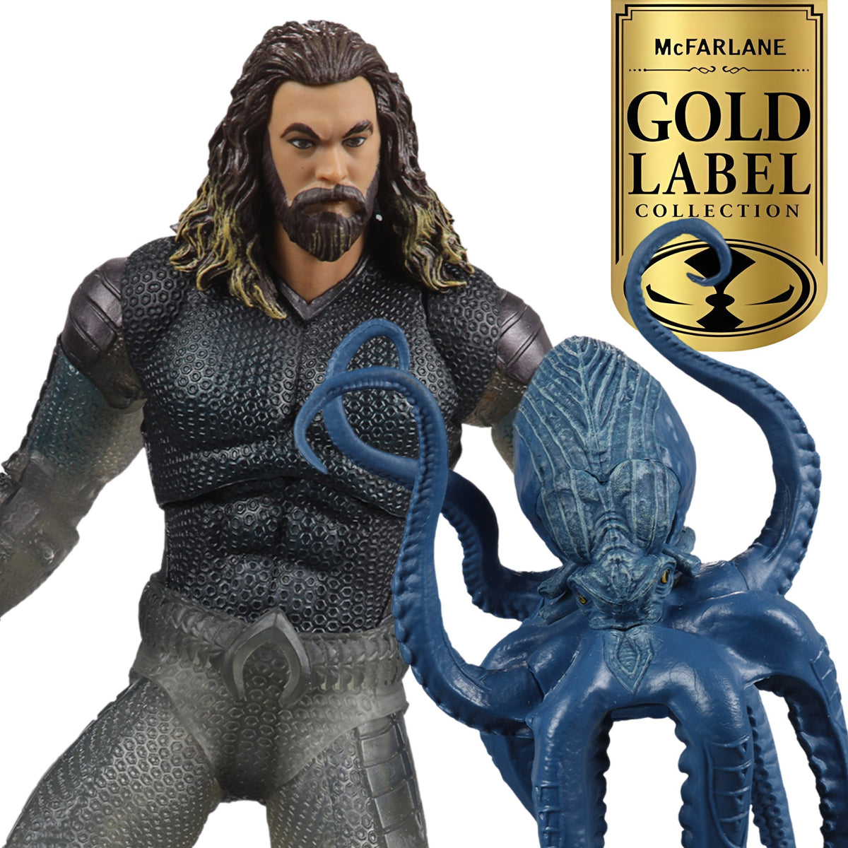 DC Multiverse Exclusive Gold Label Stealth Suit Aquaman & Topo ...