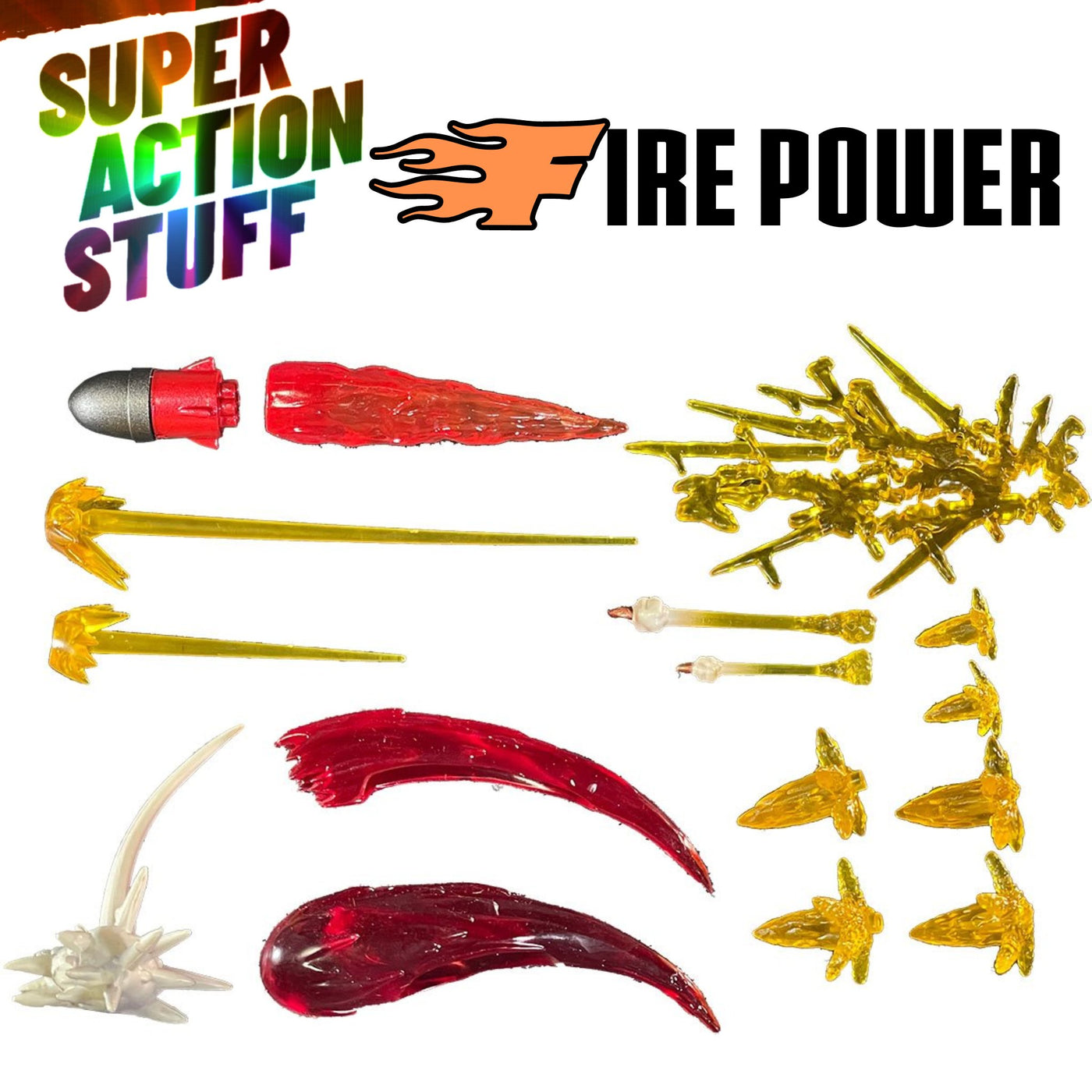 Super Action Stuff Firepower Action Figure Accessory Set — Nerdzoic Toy ...