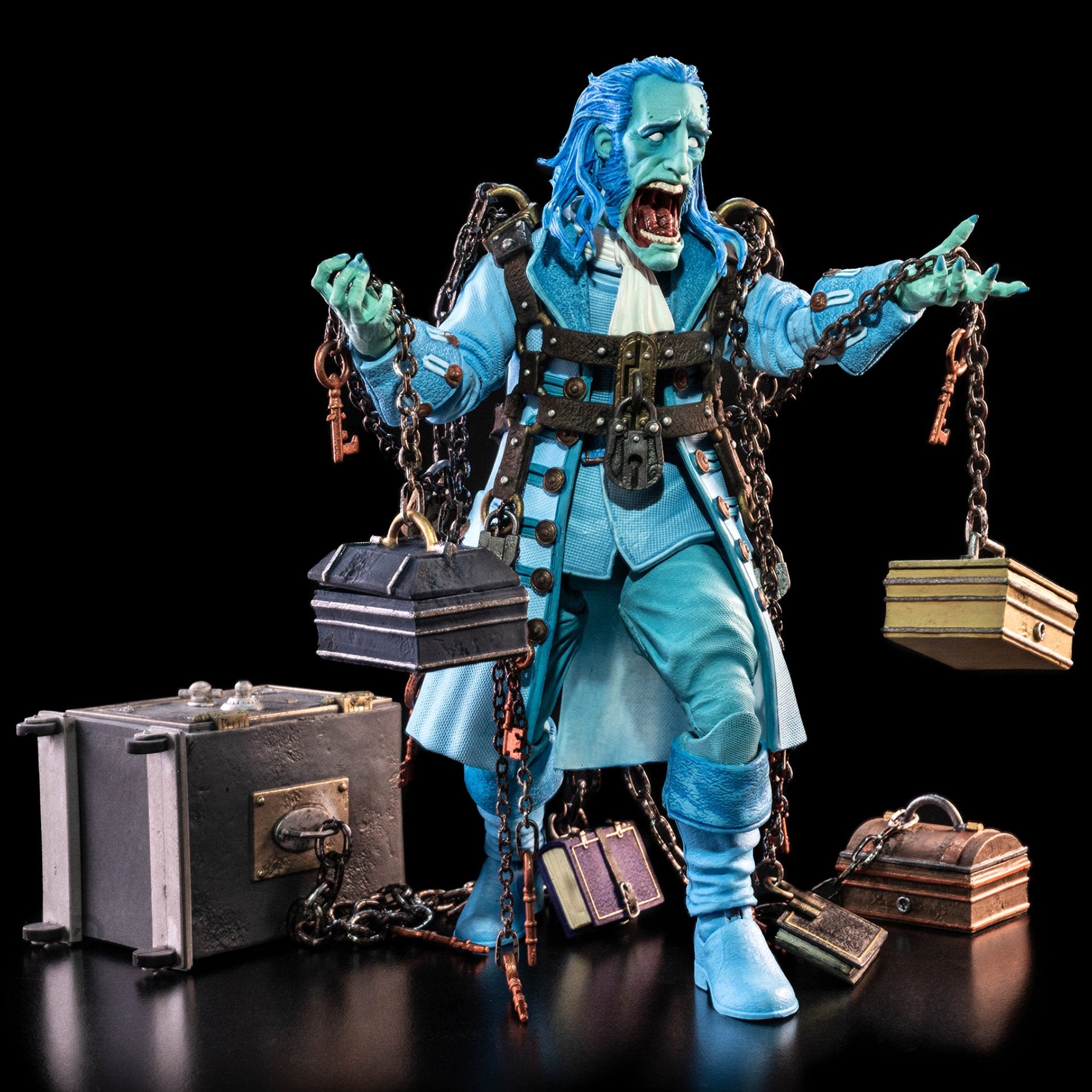 Figura Obscura Retailer Exclusive Ghost of Jacob Marley (Haunted Blue ...