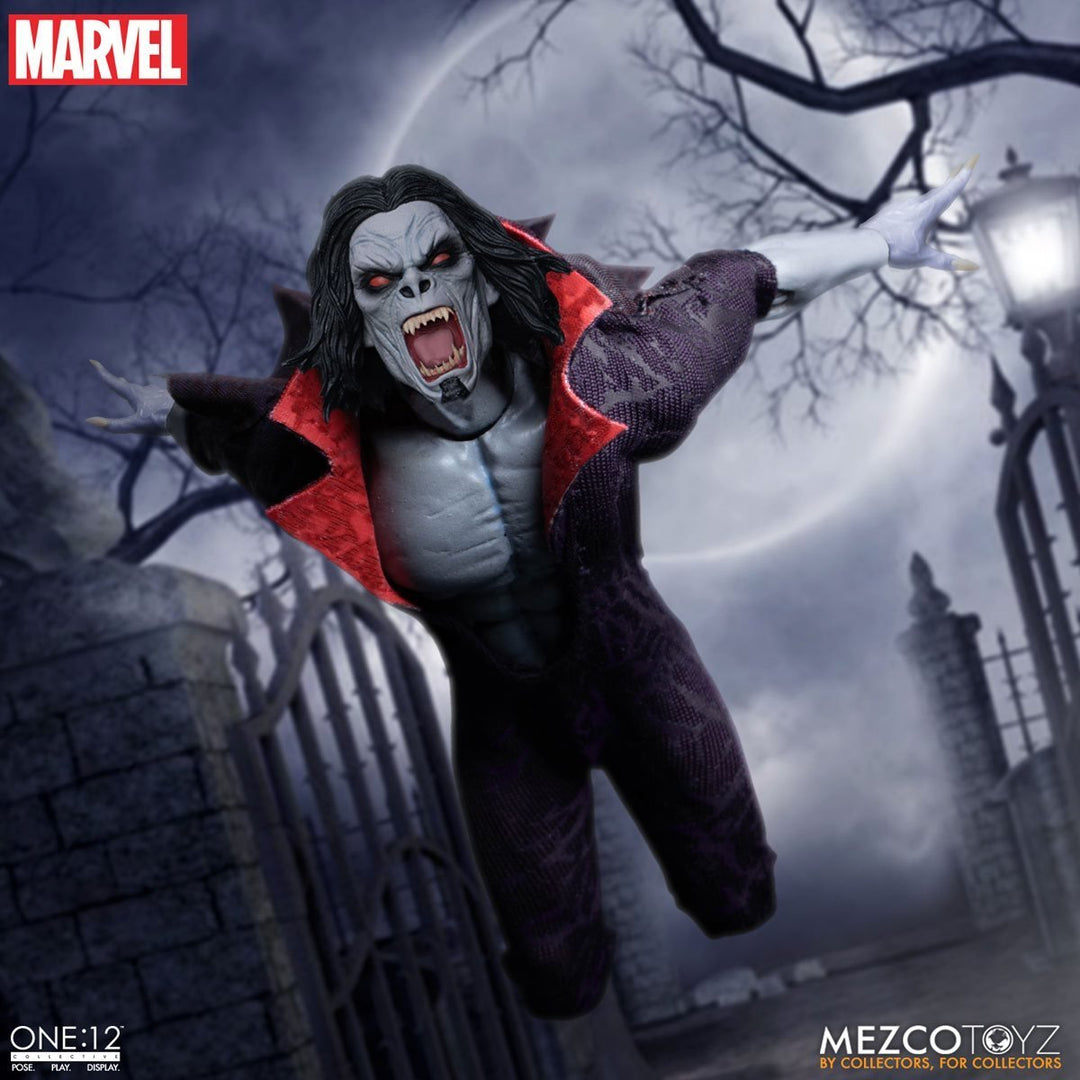 Marvel Mezco One:12 Collective Morbius The Living Vampire Action Figur ...